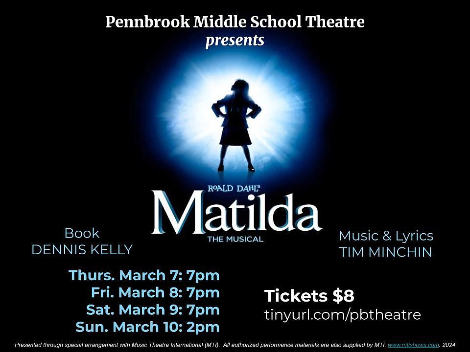 Pennbrook Middle School Presents: Matilda the Musical - North Penn Now