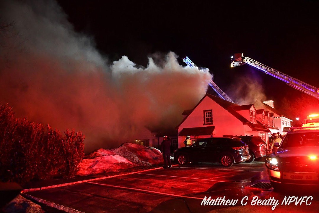 Photos: Fire at the Historic Carriage House at Normandy Farms in ...