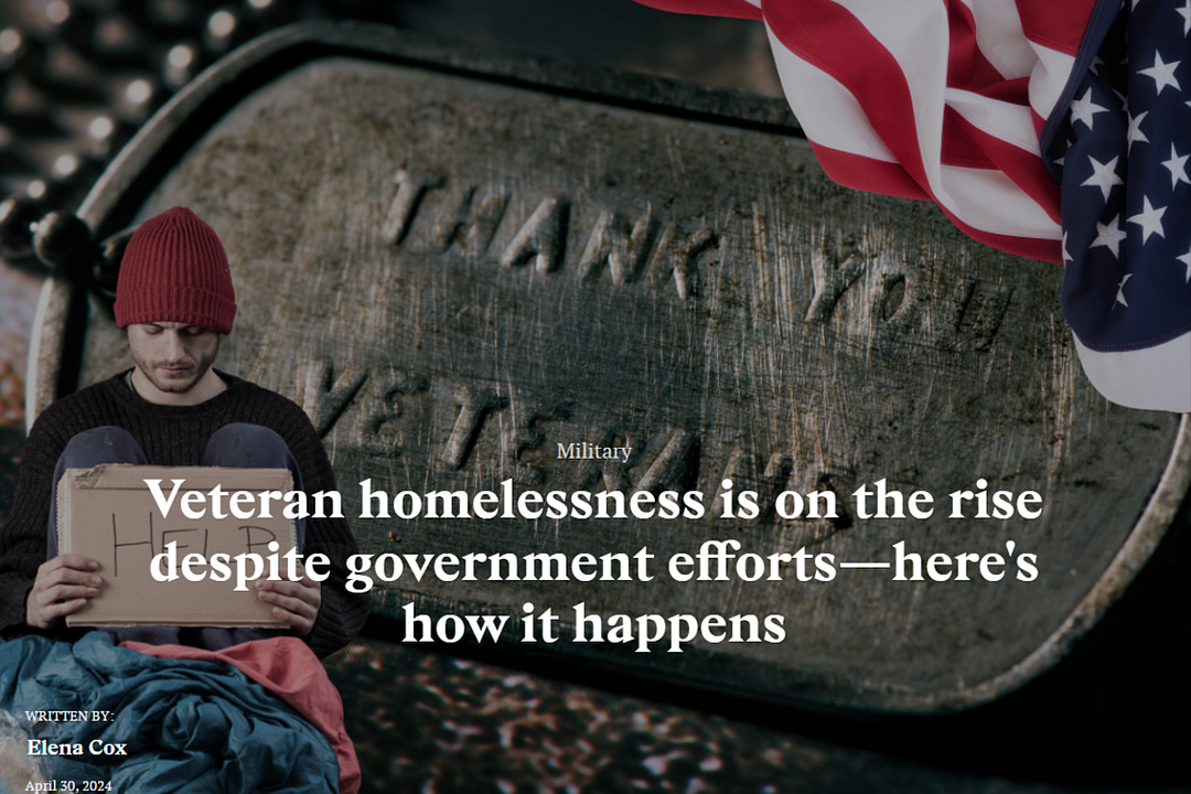 Veteran homelessness is on the rise despite government efforts—here's ...