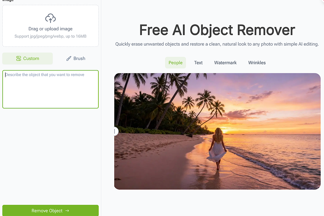VisualGPT AI Object Remover for Professional-Grade Object Removal and Background Restoration ...