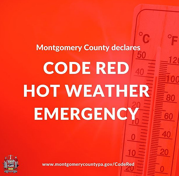 Montco Code Red hot weather emergency issued for Sunday and Monday ...