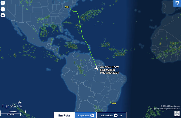 Here's The Plane The Eagles Took to Brazil - North Penn Now