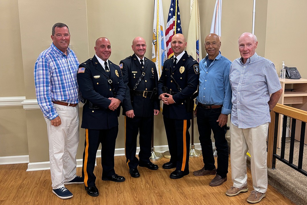 Two Longport police officers promoted to the rank of lieutenant - DownBeach