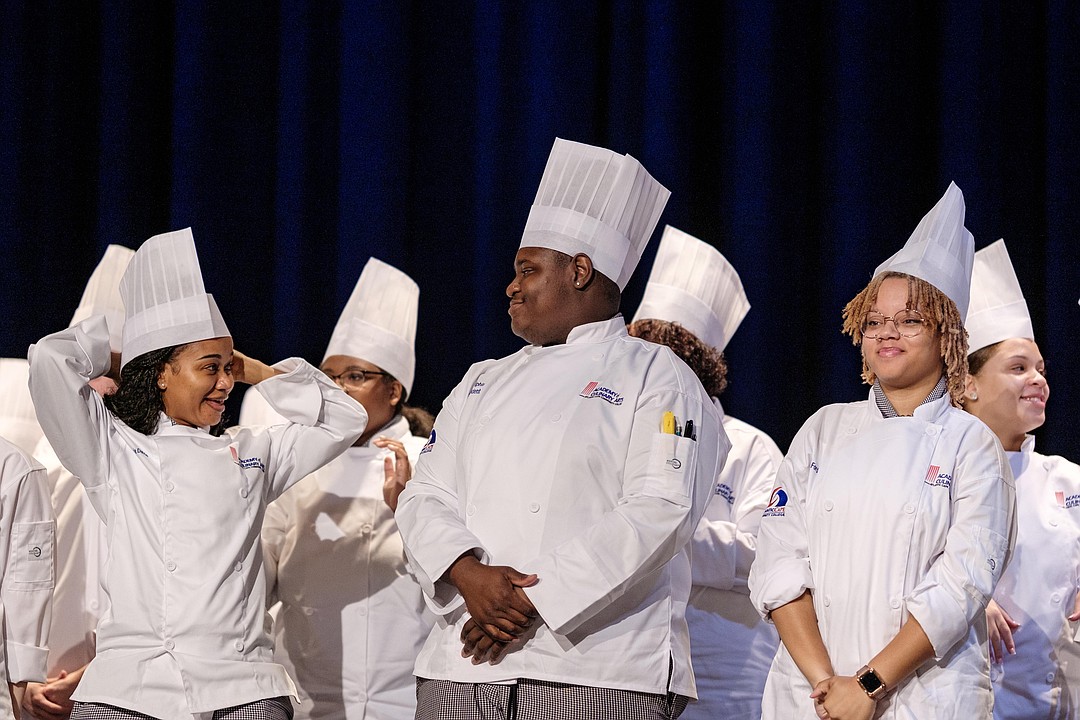 Academy of Culinary Arts students receive chefs hats and coats ...