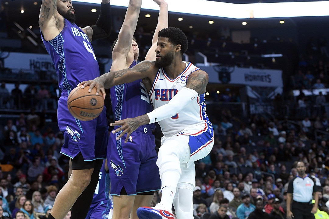 George Scores 29, Maxey Plays Closer in Sixers' Win Over Hornets - On ...