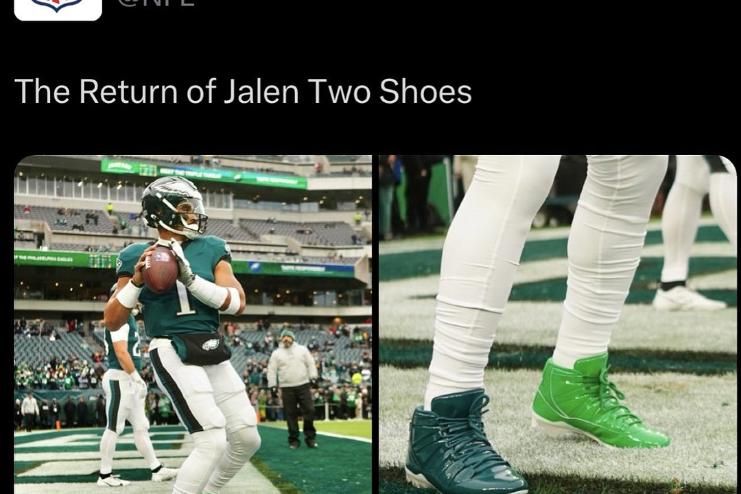 NFL Fines Jalen Hurts Over Cleats, Jordan Brand Says It Will Pay - On ...