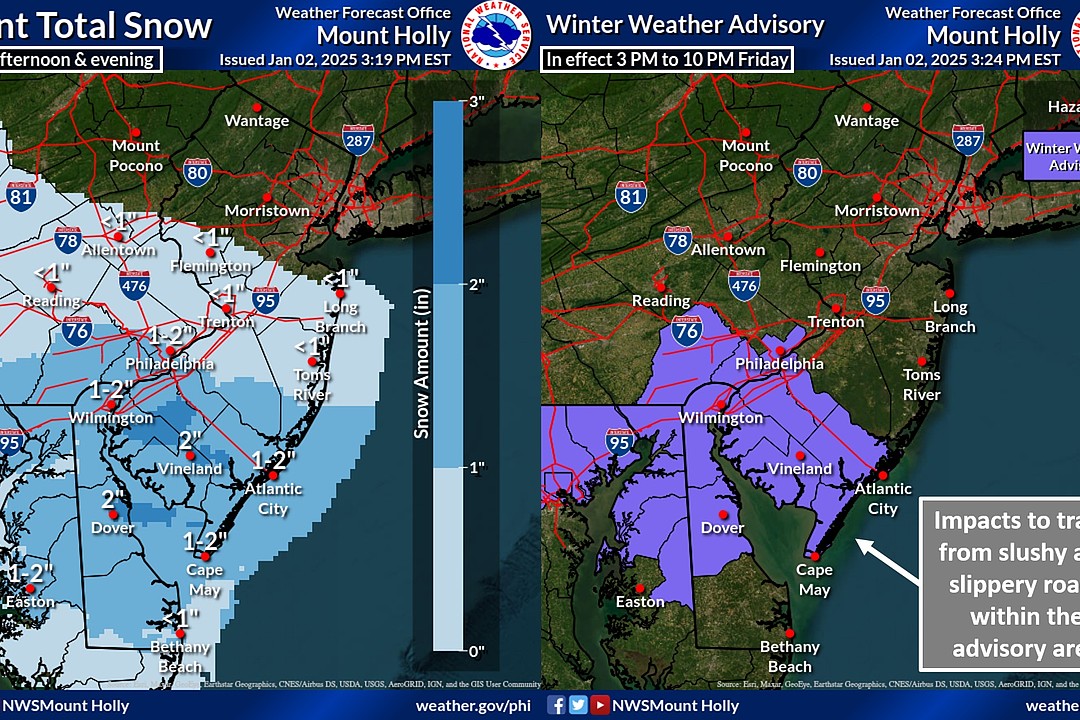 Snow in Forecast for Friday - SeaIsle News
