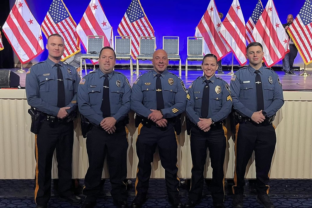 Longport Police officers provide security for Trump inaugural - DownBeach