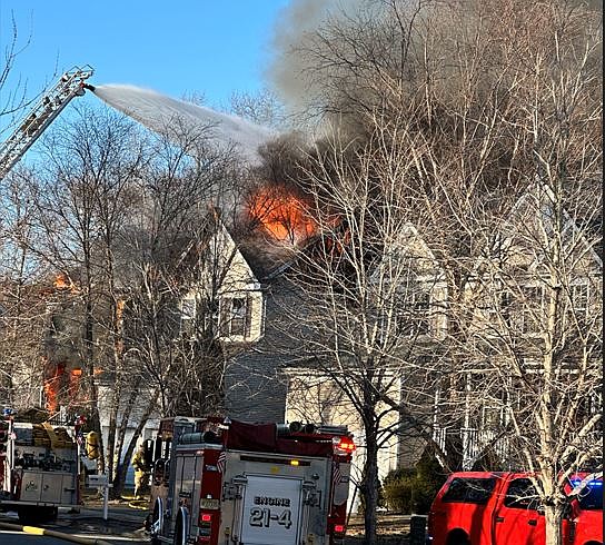 Firefighters on scene of large Galloway house fire - Breaking AC