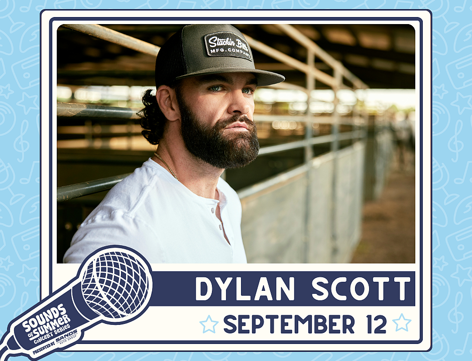 Country music star Dylan Scott to close out the 2025 Sounds of Summer ...