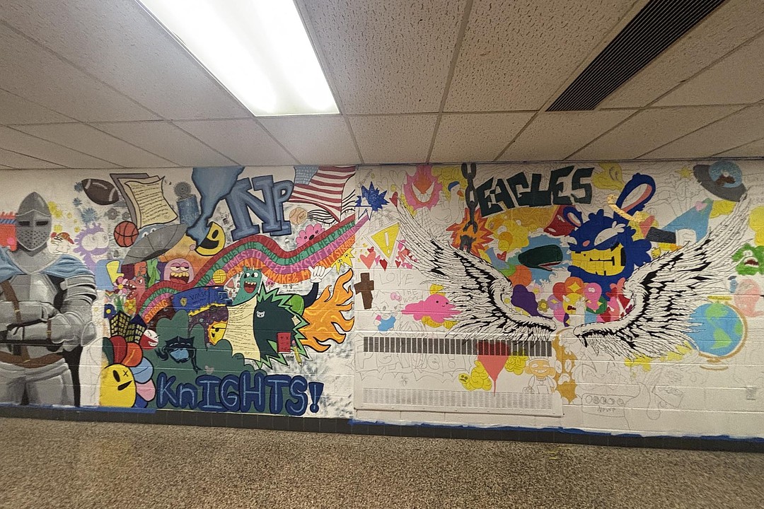 North Penn senior transforming high school's walls into a vibrant ...