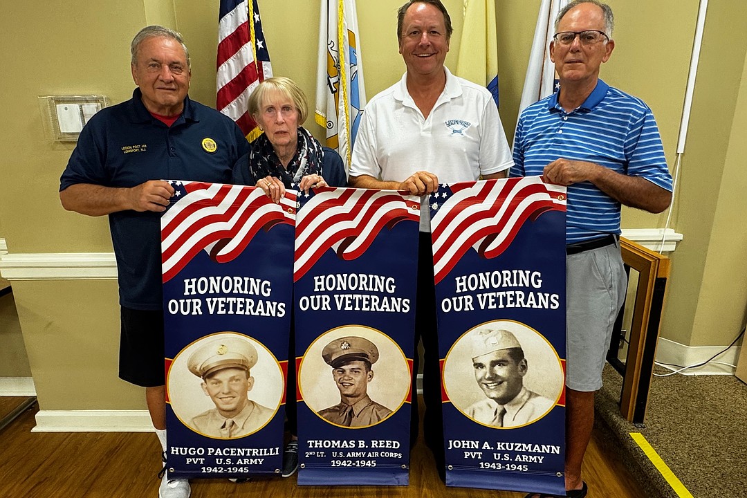 Longport honors hometown veterans with banner program - DownBeach