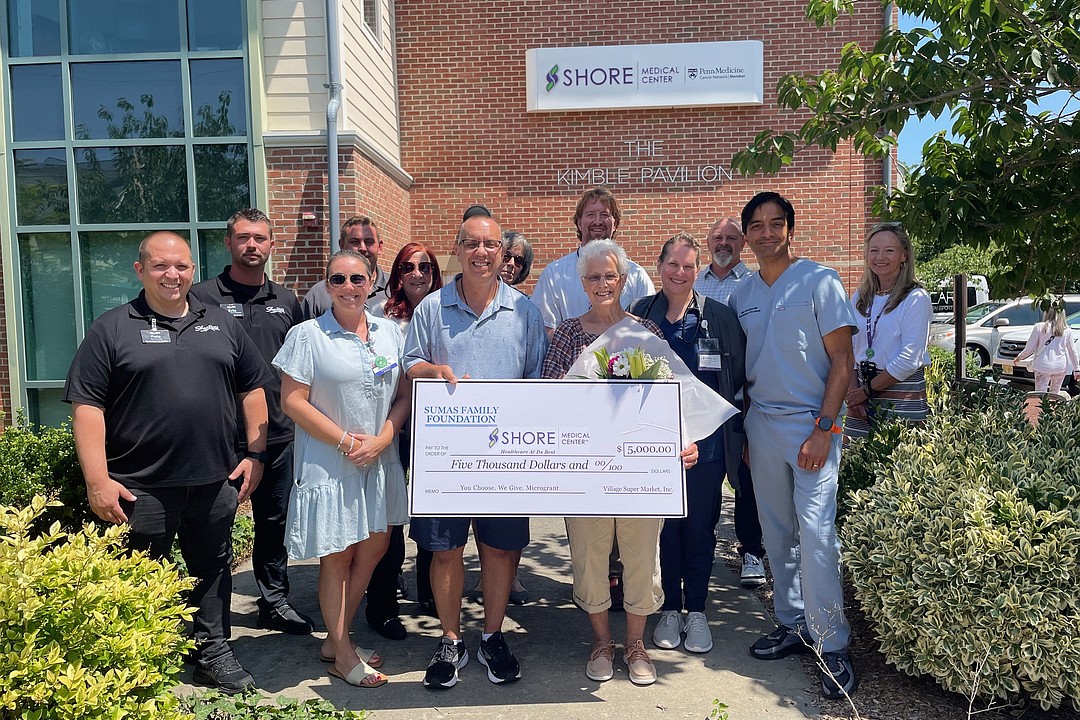 Sumas Family Foundation awards $5,000 donation to Shore Cancer Center ...