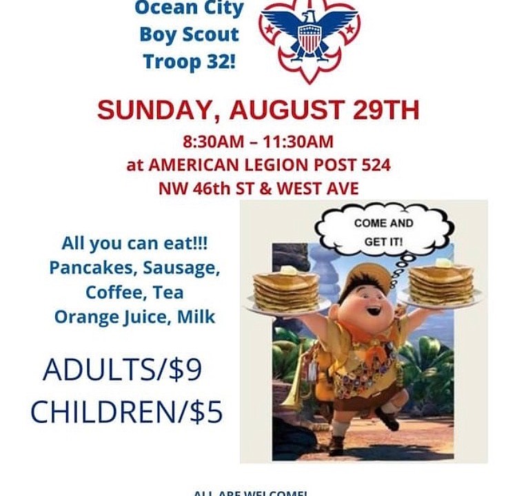 Boy Scouts to Host Breakfast at American Legion - OCNJ Daily