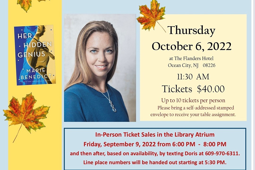 Author's Luncheon Ticket Sale - OCNJ Daily