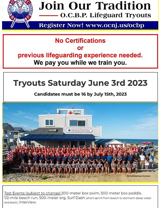 Ocean City Beach Patrol Gets Early Jump on Recruiting Lifeguards - OCNJ ...