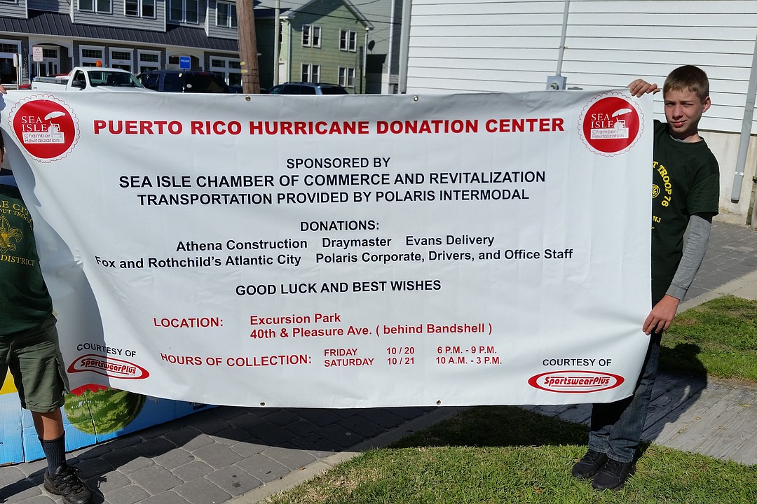 Sea Isle City Hurricane Relief Drive Aids Puerto Rico - SeaIsle News
