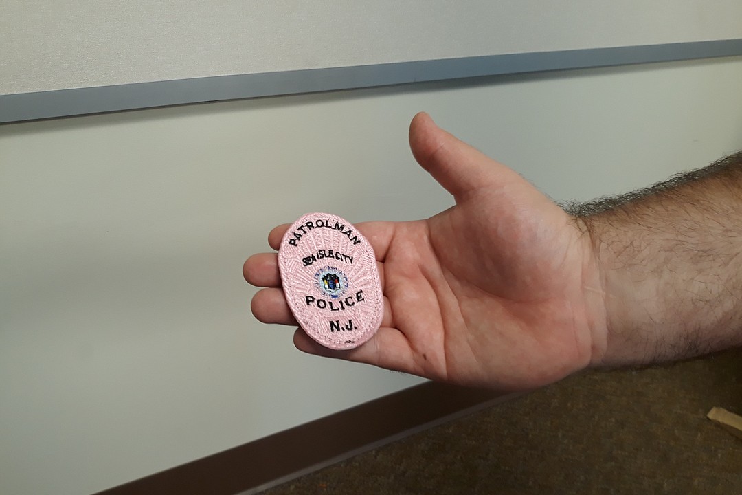 Sea Isle's Police Officers Will Wear Pink Badges in Oct. for Breast ...