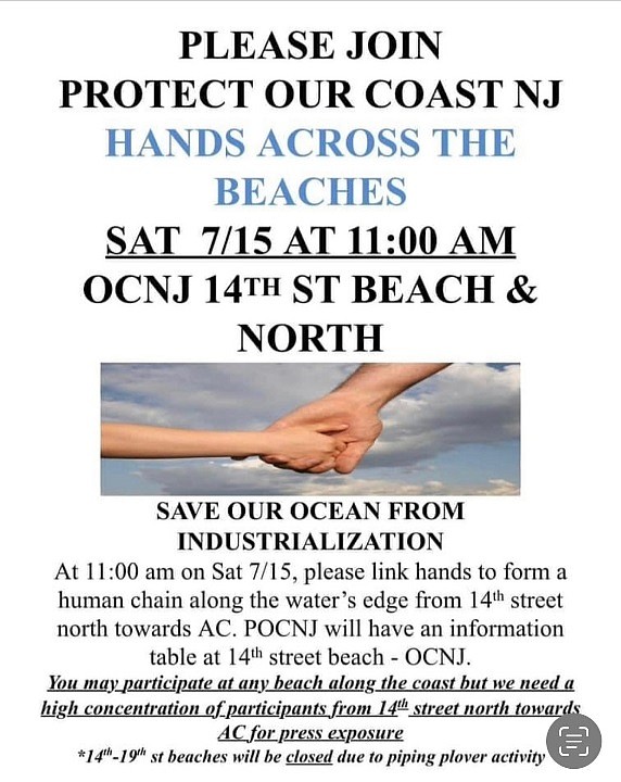 Wind Farm Protest on Ocean City Beach Saturday - SeaIsle News