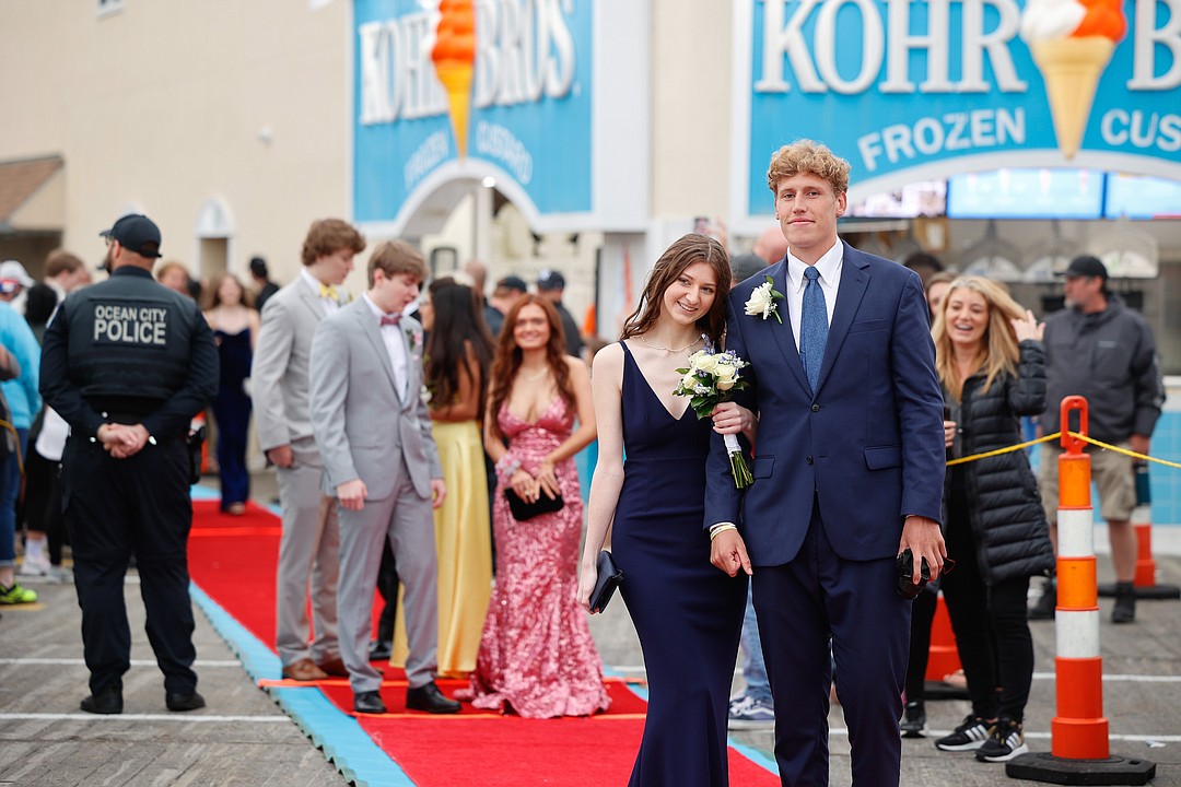 Ocean City High School Promgoers Shine on Red Carpet - SeaIsle News