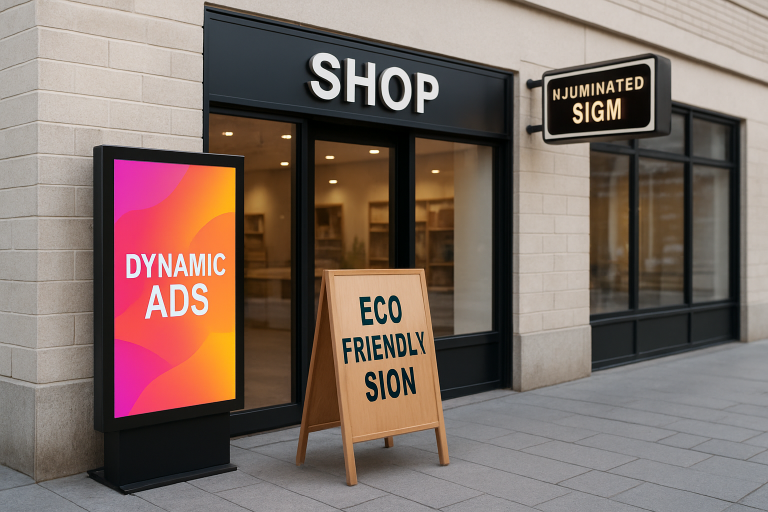 Creative Outdoor Signage Strategies for Modern Businesses - Breaking AC