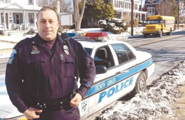 Protected and served: North Wales sends off retiring police officer ...